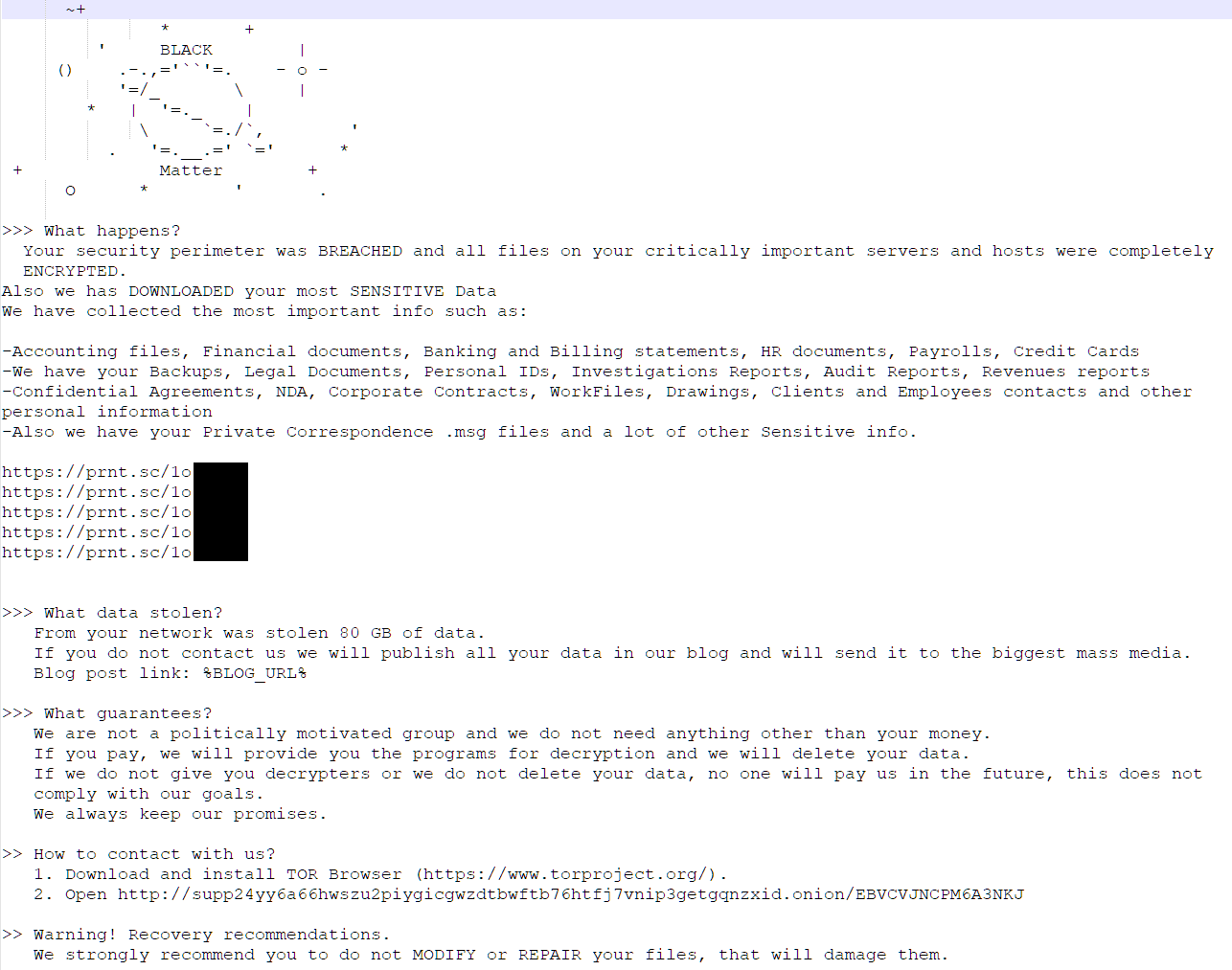 Rapidly Evolving BlackMatter Ransomware Tactics – Cipher Tech Solutions ...
